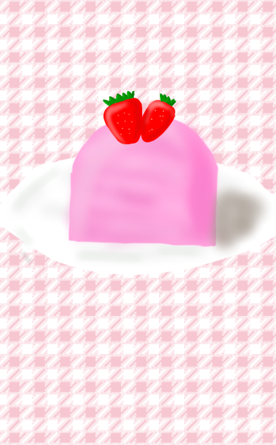 strawberry cake - ibisPaint