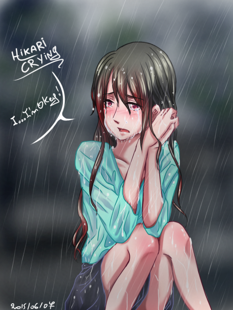 Hikari crying - ibisPaint