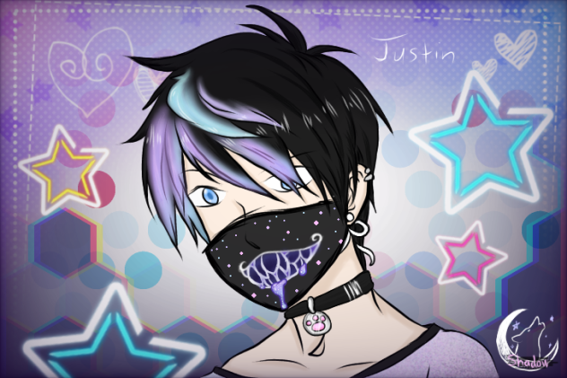 Justin (oc) pastel goth - ibisPaint