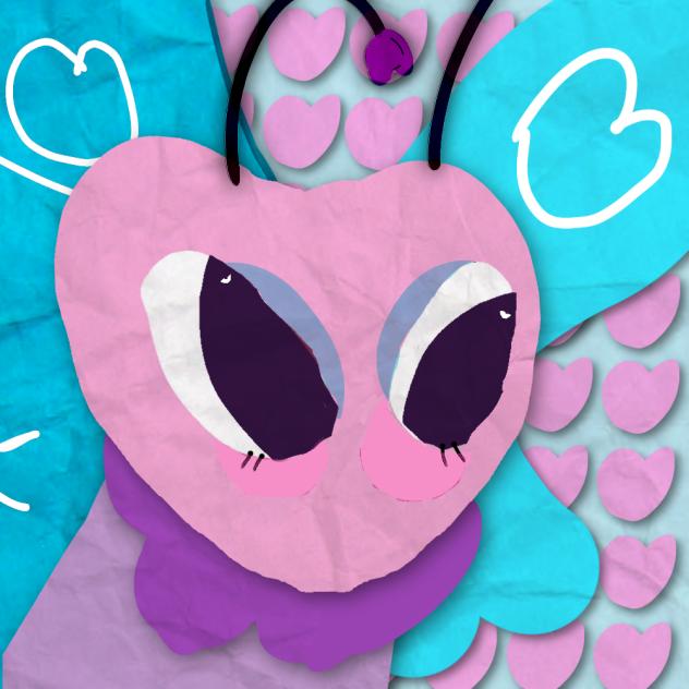 remake of a flutter paper artwork - ibisPaint