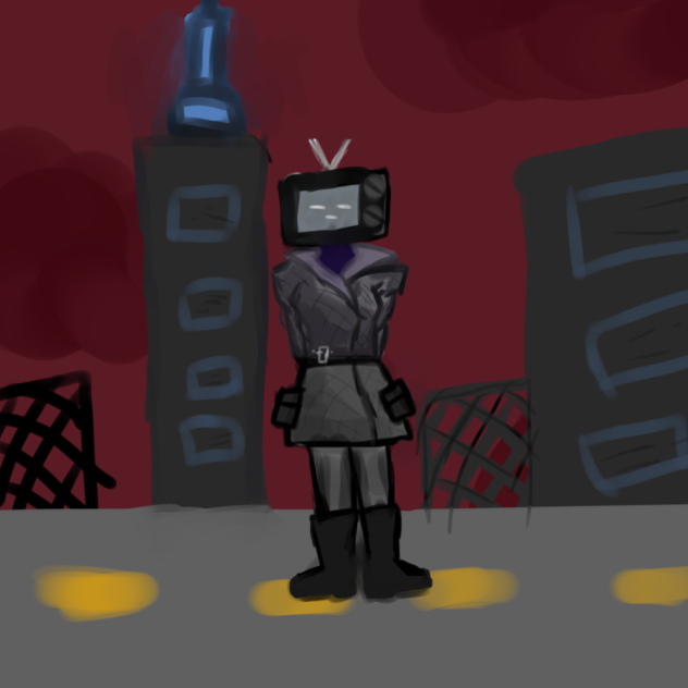 Tv woman - ibisPaint