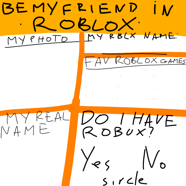 be my friend in roblox - ibisPaint