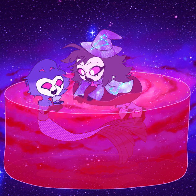 Merman Stolas and Witch Octavia - ibisPaint
