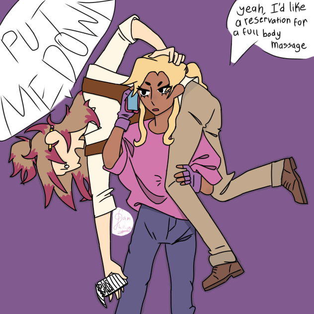 just two sillies - ibisPaint