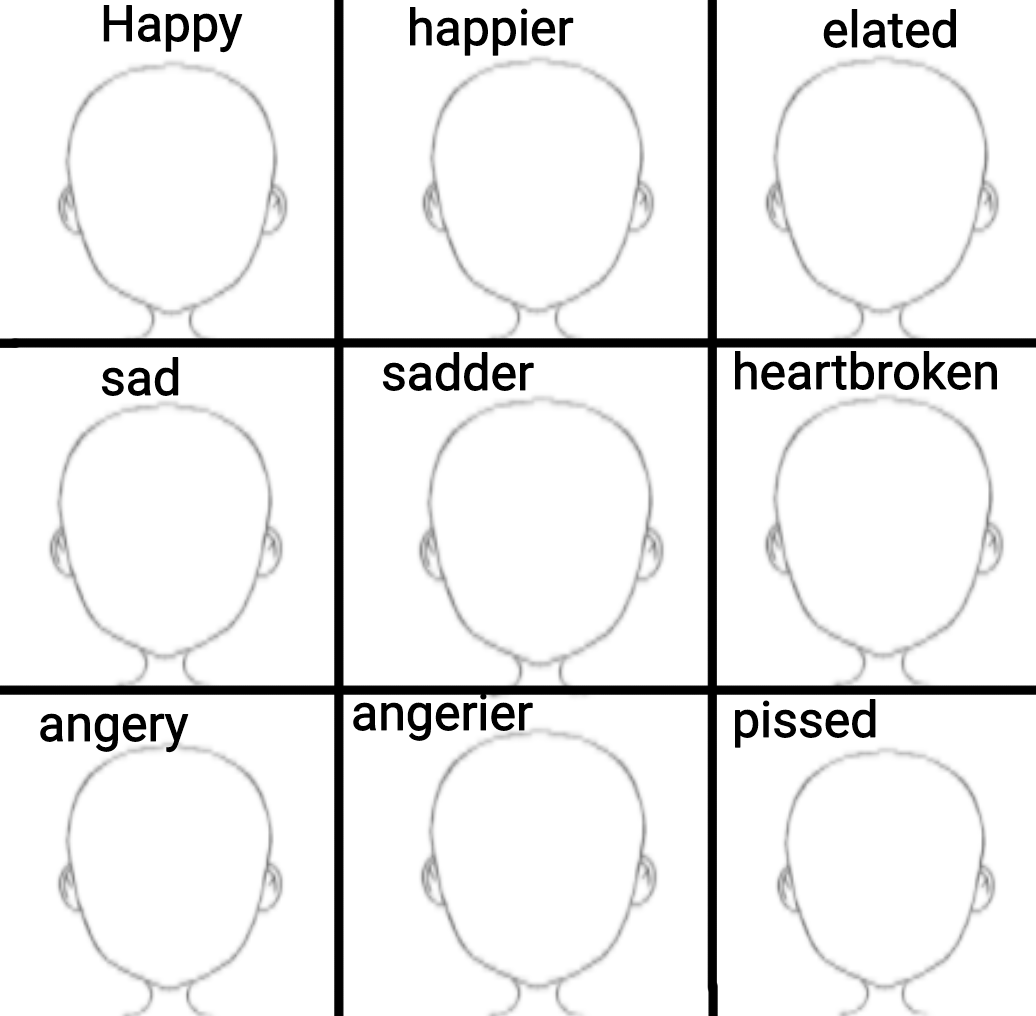 facial expressions - ibisPaint