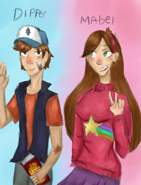 Dipper & Mabel - ibisPaint