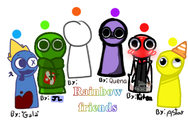 Rainbow Friends Collab - ibisPaint