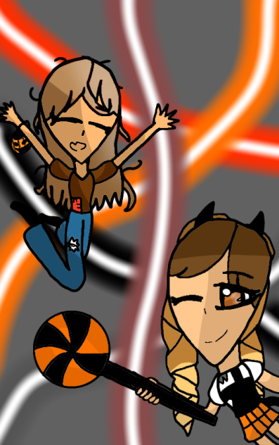 Halloween and Manu =3 - ibisPaint