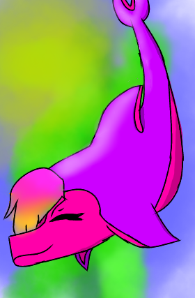 Playful Dolphin - ibisPaint
