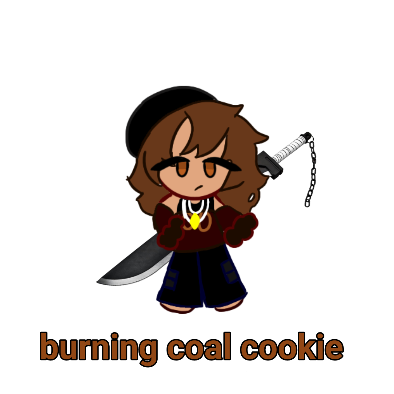 Burning Coal Cookie - ibisPaint