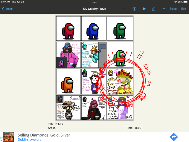 Among sus - ibisPaint