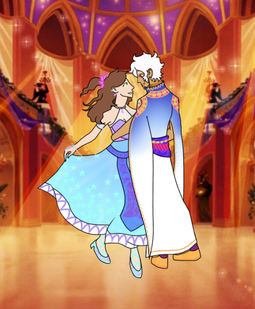 (my) MC and Asra Ballroom dancing - ibisPaint