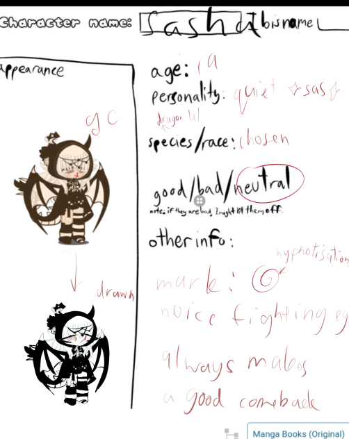 oc sheet - ibisPaint