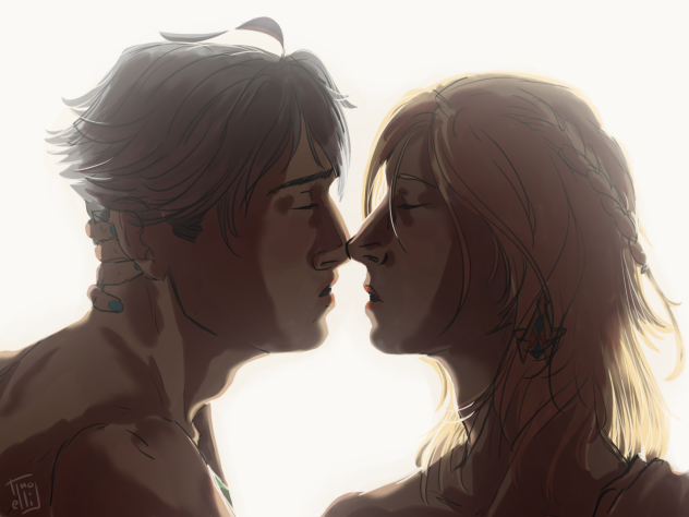 Breathe after a kiss - ibisPaint