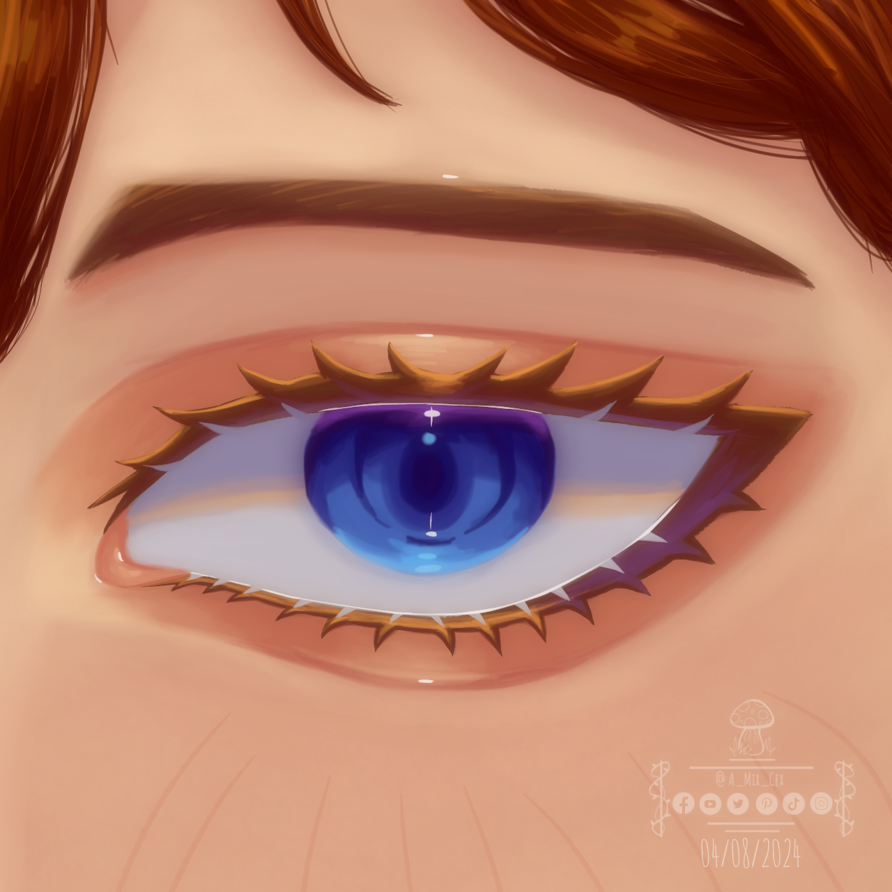 💙Ojo, Eye, 目 🩵 - ibisPaint