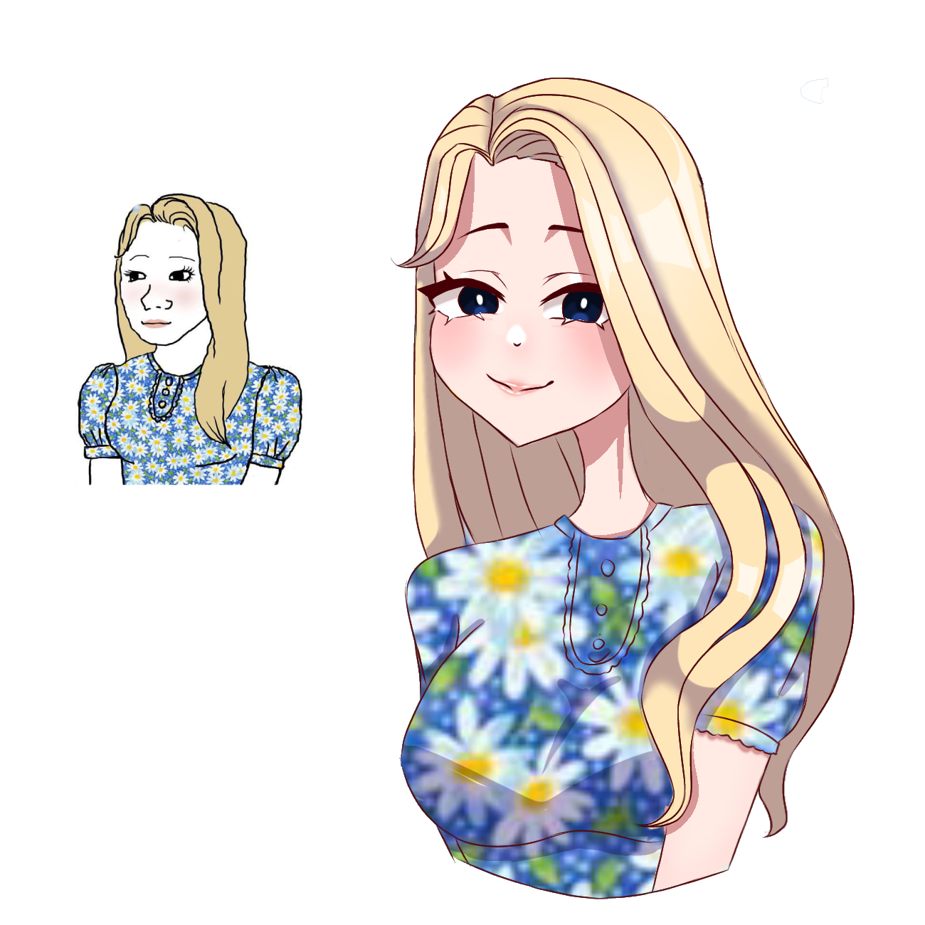 The blonde wojack - ibisPaint