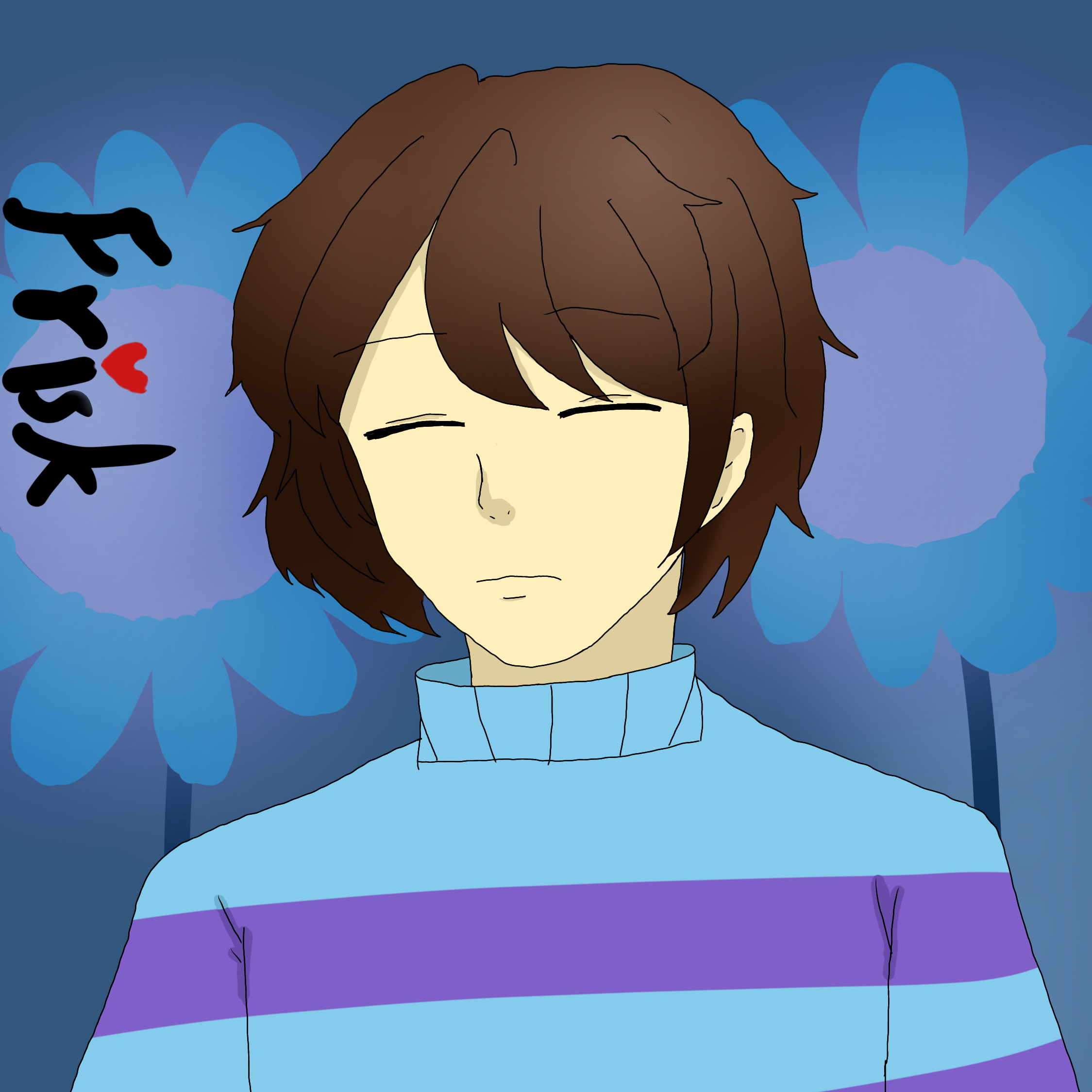 Undertale-Frisk - ibisPaint