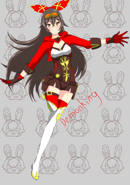 Amber fanart from Genshin Impact - ibisPaint