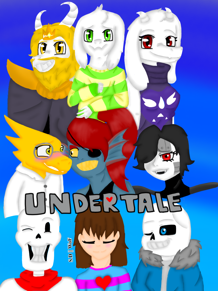 Undertale Group Art - ibisPaint