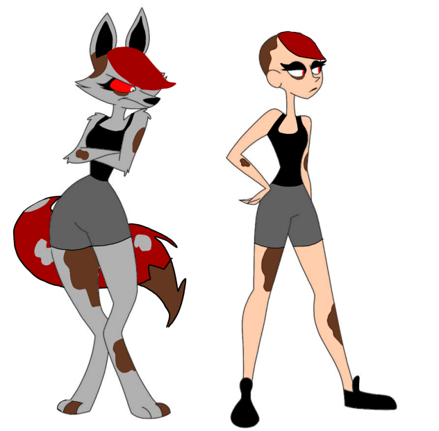 Hellhound and human me - ibisPaint