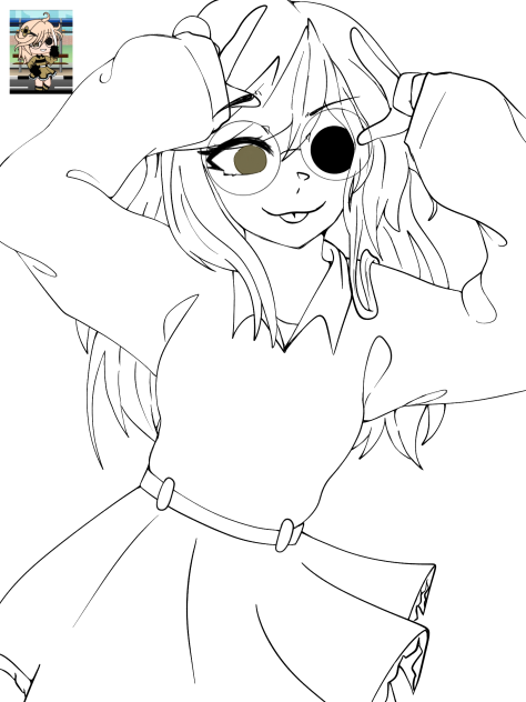 Request from Lizzie Wong(lineart) - ibisPaint