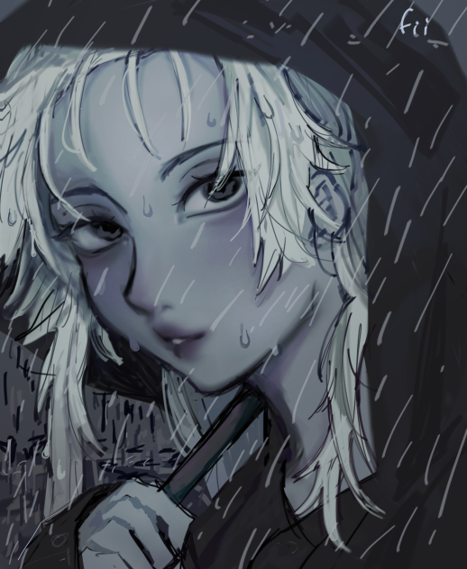 Why's it raining - ibisPaint