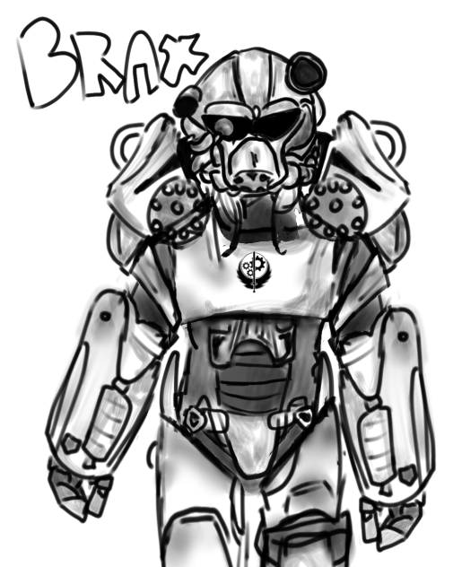 Fallout oc Brax - ibisPaint
