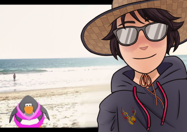 Big Q (Quackity) on the Beach B] - ibisPaint