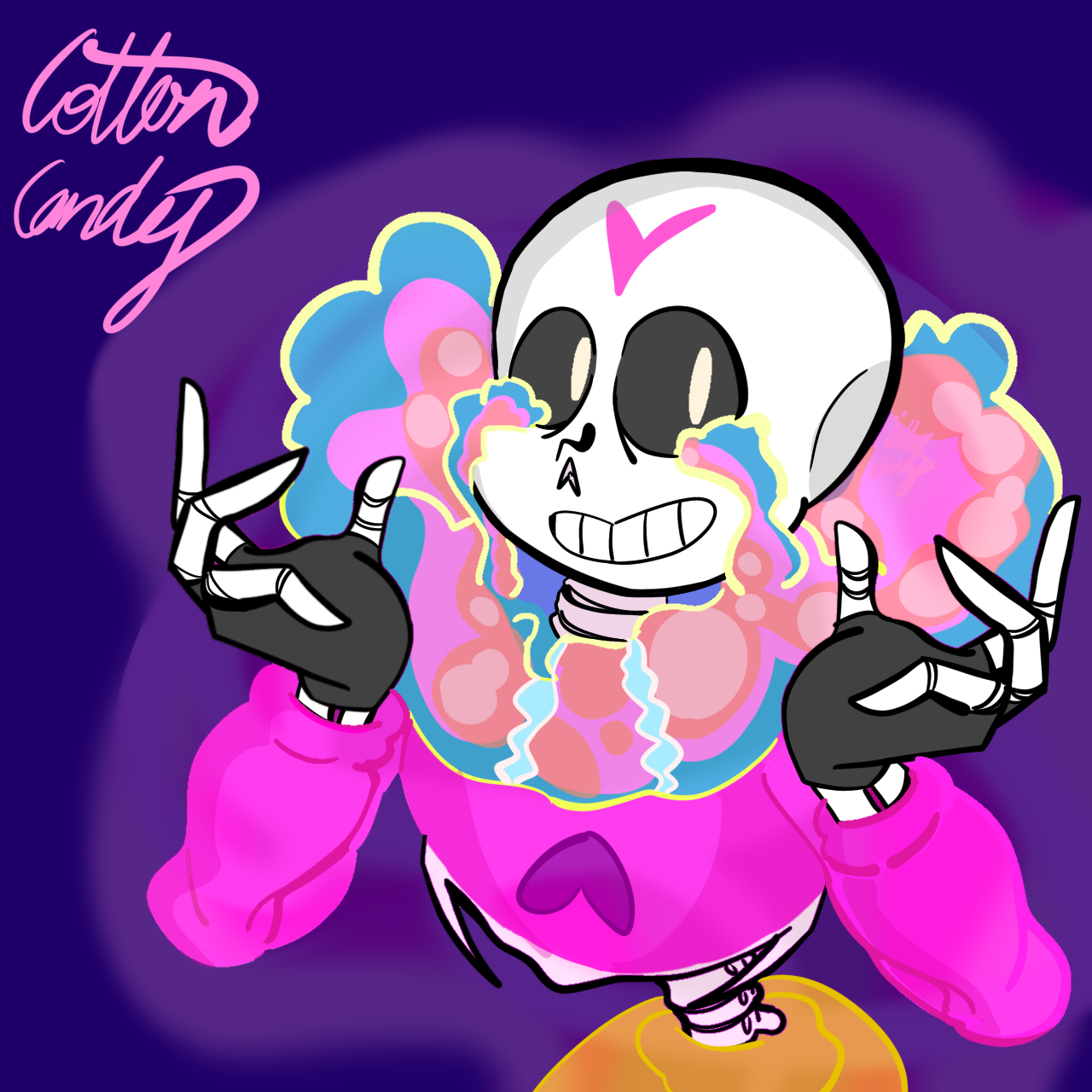 Cotton Candy ( Undertale AU OC Drawing - ibisPaint