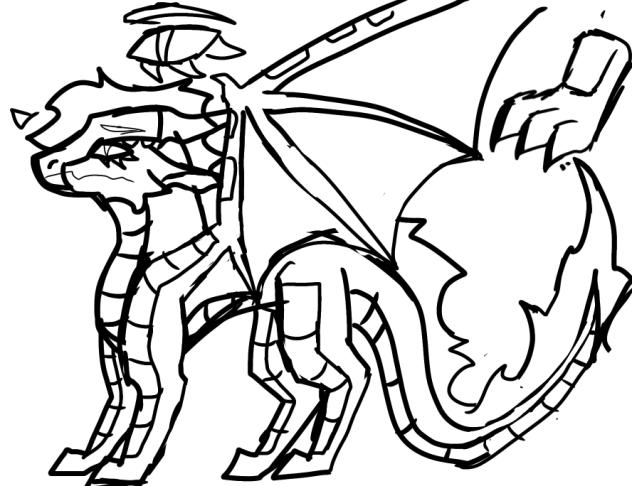 Dragon base - ibisPaint