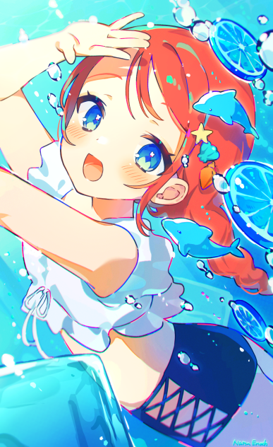 Blue lemonade Ocean - ibisPaint