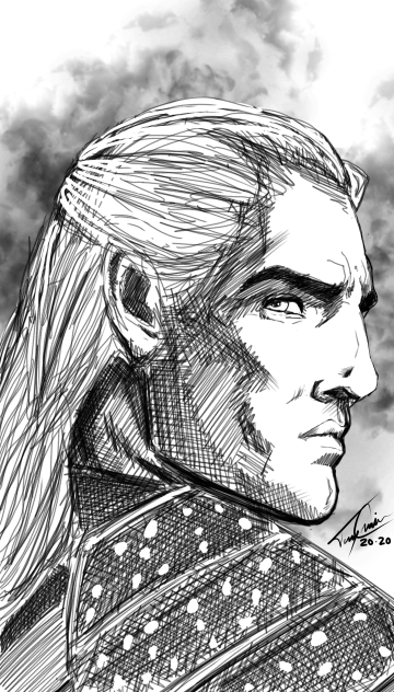 Geralt of Rivia - ibisPaint