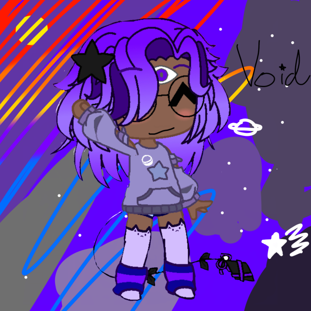 void the monster 💜🖤 - ibisPaint