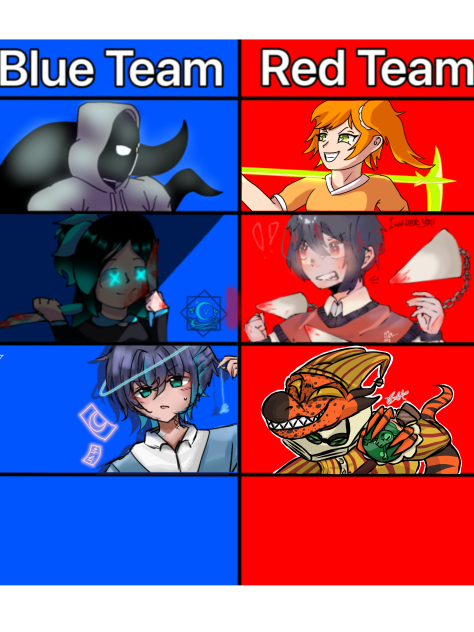 Team fight collab - ibisPaint