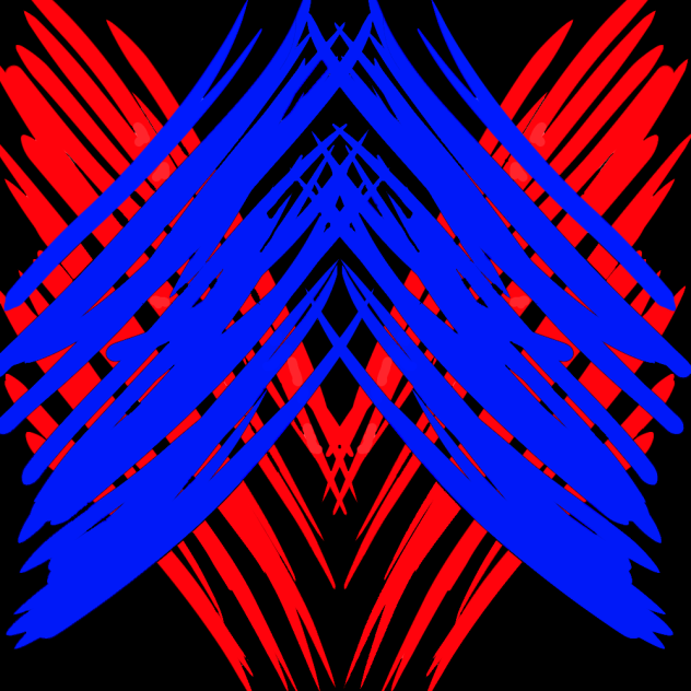 Red and Blue - ibisPaint