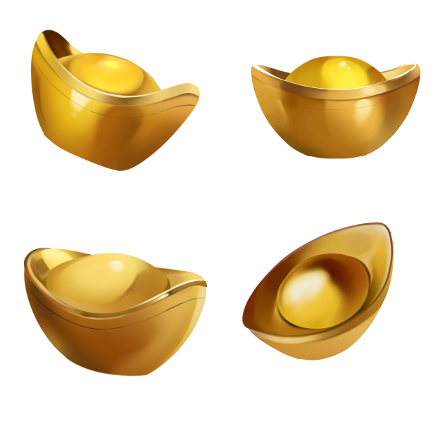 元宝 （Gold ingot) - ibisPaint