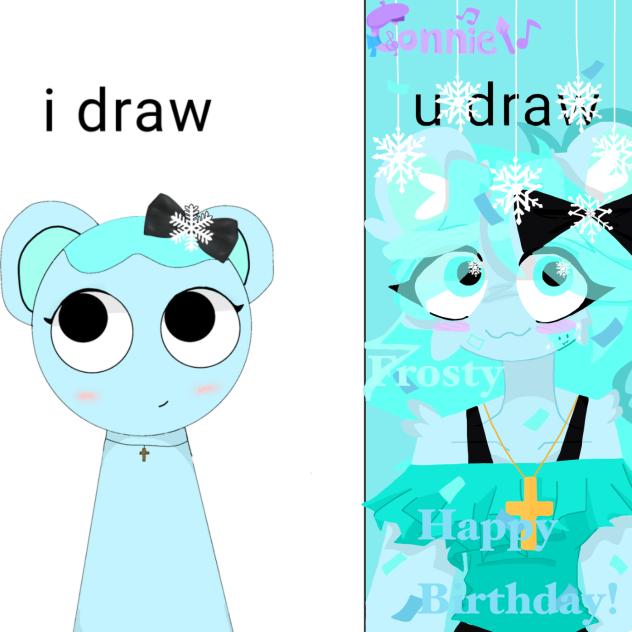 Happy Birthday Luna! 🎂🥳🎉🩵 - ibisPaint