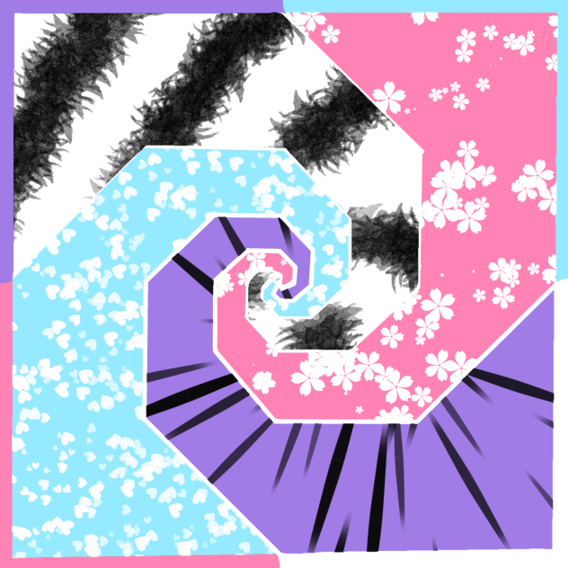 Geometric tentacles 🦑 - ibisPaint