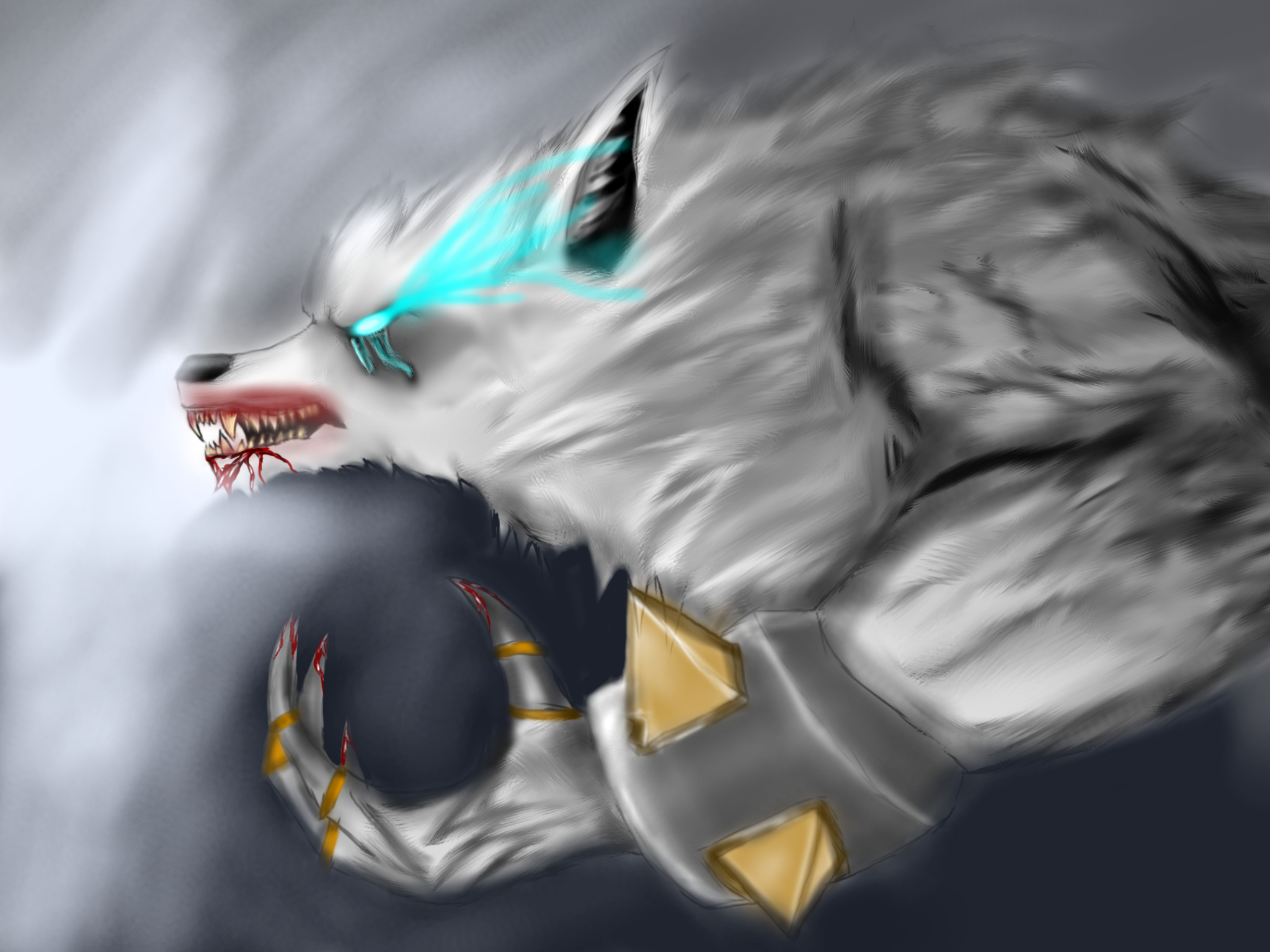 Chained Wolf - ibisPaint