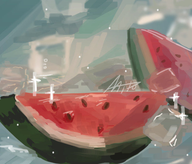 watermelon 🍉 - ibisPaint