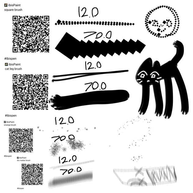 some brushes - ibisPaint