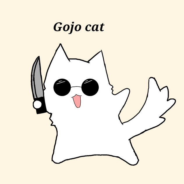 gojo cat 🙀 - ibisPaint