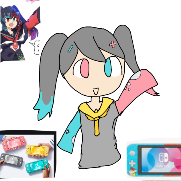 Nintendo Switch Lite-Chan - ibisPaint