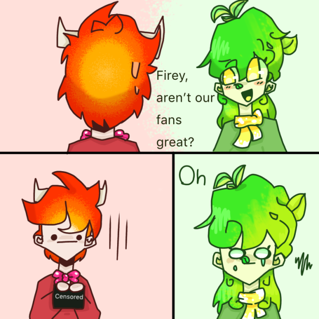 ships! (Bfb; Firey and Leafy comic) - ibisPaint