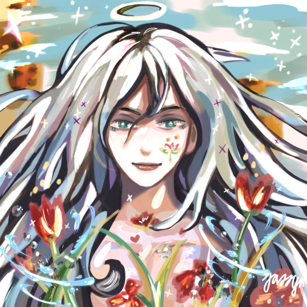 Lady flower - ibisPaint