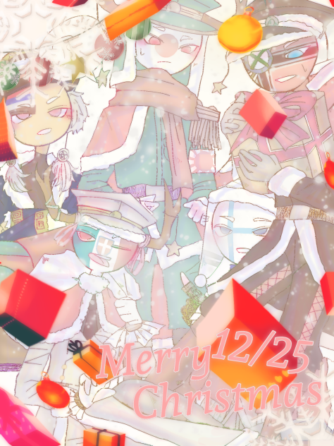 MerryChristmas-axis powers- - ibisPaint