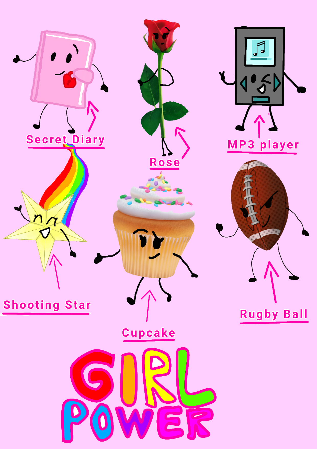 Bfdi Girl Power team (fan made) - ibisPaint