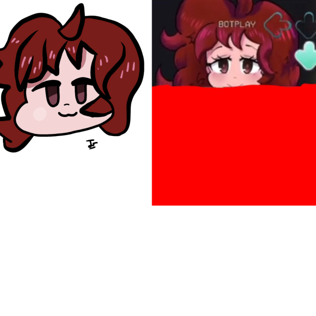 Jr draws fnfgf from the fnf ___ mod - ibisPaint