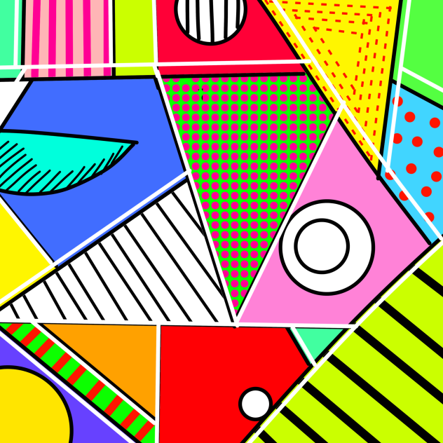 geometric retro pop 3 - ibisPaint