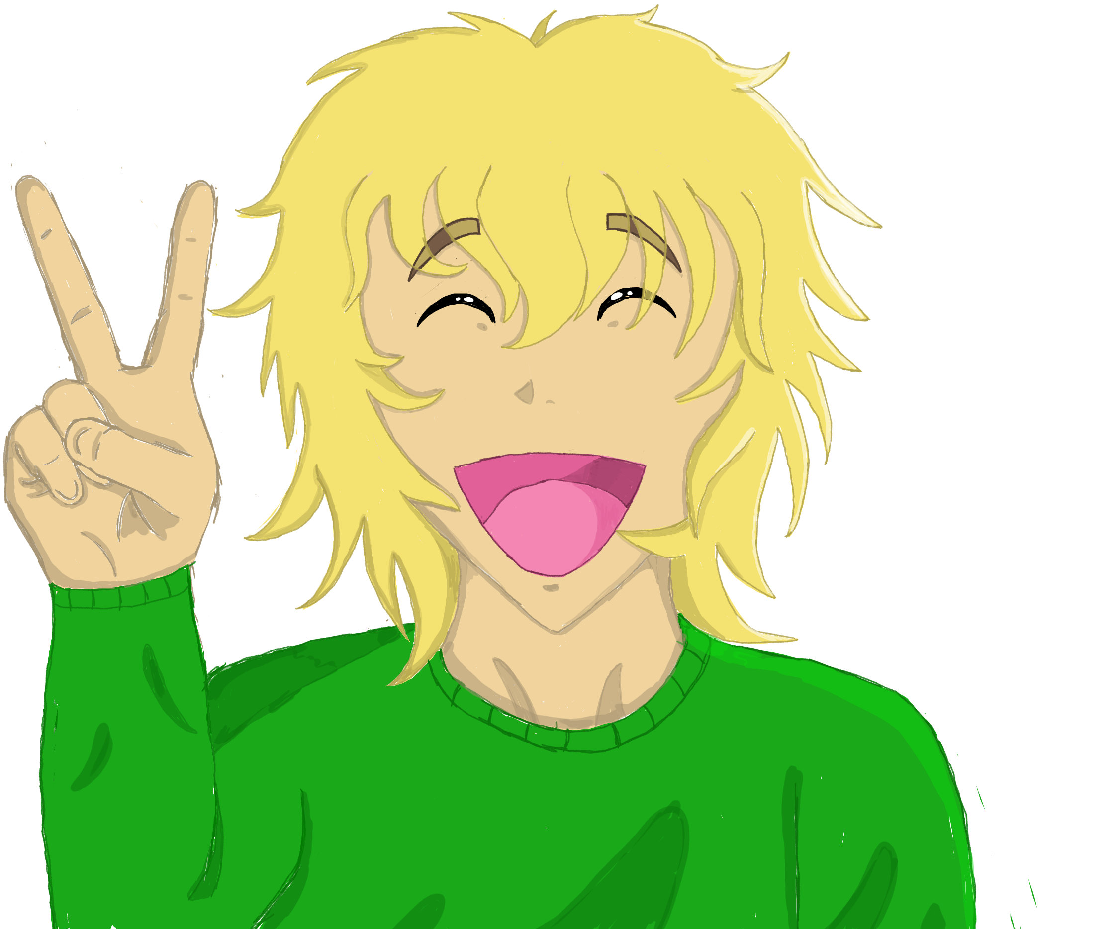 say hi to my OC cutie, Chris! - ibisPaint